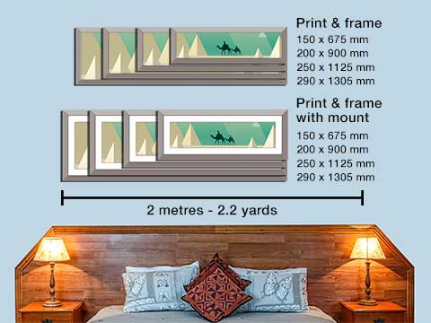 Picture framing for photos, panoramas or just about any size